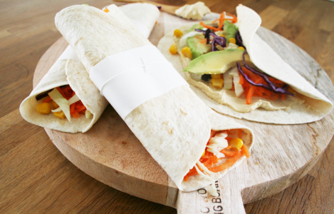 Wraps houmous et crudités - Cocotte et Biscotte